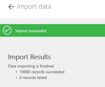 How to import .csv data into CDS