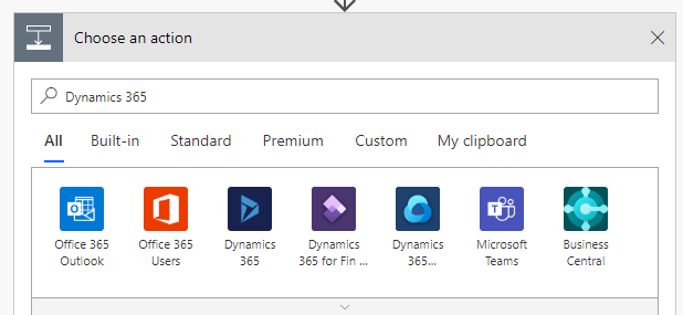 Retrieve ERP (FnO) schema using Flow