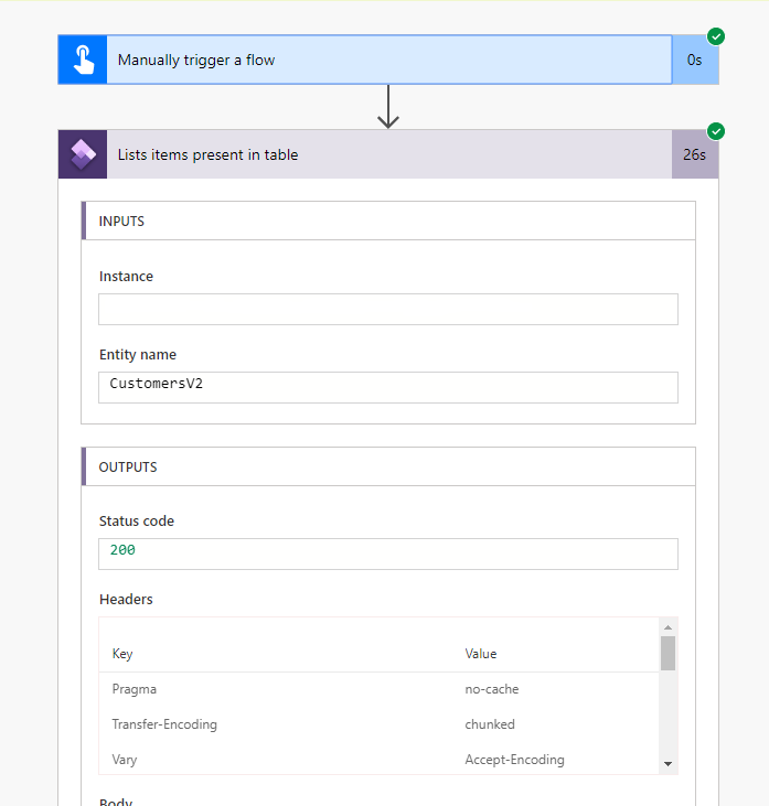 Retrieve ERP (FnO) schema using Flow